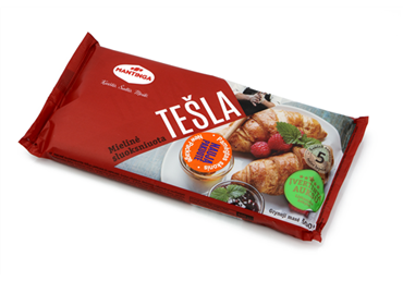 Frozen yeast puff pastry MANTINGA (5 sheets), 500 g - Baltic Food Oxford