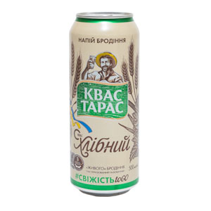 Kvass In Can "Kvass Taras Hlebniy" 0.5L - Baltic Food Oxford