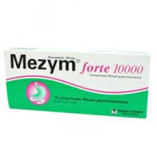 Mezym 10000, Tablets That Do Not Dissolve In The Stomach, 10pcs ...