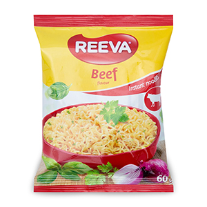 Pasta, Noodle With Beef Flavour "Reeva" 60g - Baltic Food Oxford