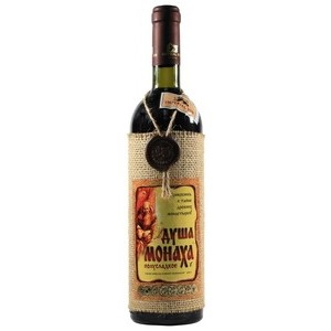 Wine "Dusha Monaha" Red, Medium Sweet 11% Alc. 0.75L - Baltic Food Oxford