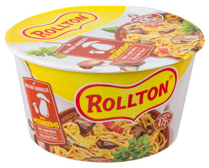 Luxury Noodle With Mushroom Flavour "Rollton" 75g - Baltic Food Oxford