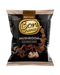 Bon Chance Mushroom Dark Bread Crisps 120g - Baltic Food Oxford