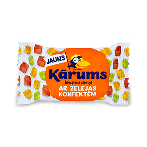 Karums - Glazed Curd Snack With Jelly Candies 45g - Baltic Food Oxford