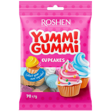 Roshen - Yummi Gummi CupCakes 70g - Baltic Food Oxford