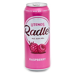 Utenos Radler - Beer Cocktail In Can With Raspberry Flavour 2.0% Alc. 0 ...